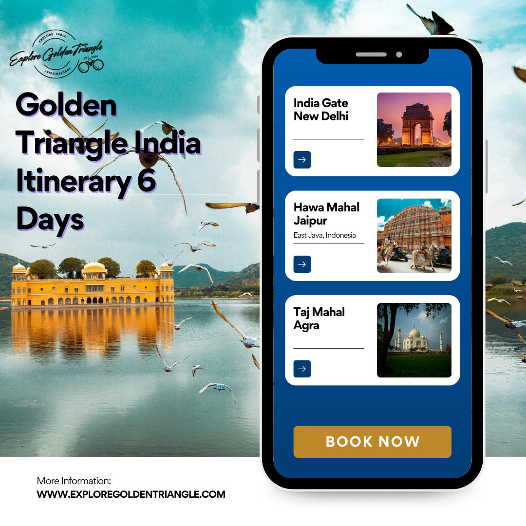 buy Golden Triangle India itinerary 6 days - Regal Route